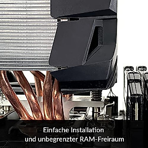 ARCTIC Freezer i35 - Single Tower CPU Cooler, Intel Specific, Pressure Optimized 120 mm P-Fan, 0–1800 RPM, 4 Heat Pipes, incl. MX-5 Thermal Paste - Black