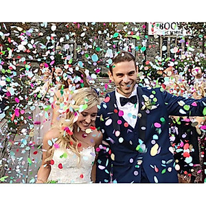 Round Sequins Multi-Color Confetti Throwing Confetti 20mm/0.8in Metallic Foil Confetti Circles Confetti Table Confetti for Birthday Party Wedding Anniversary Baby Bridal Shower, 30g/1Oz