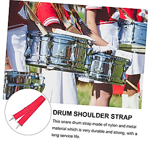 Milisten 1pc Snare Drum Belt Bag Binoculars Camera Sling Practical Snare Strap Drum Neck Strap Replacement Cameras Laptop Camera Shoulder Strap Durable Snare Drum Strap Portable Tape Nylon