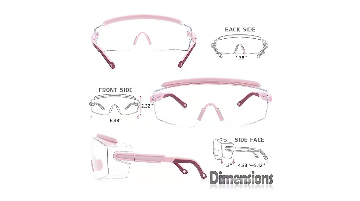 UKNOW Safety Goggles: Anti-Fog & UV Protection