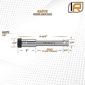 61072 | Hitch Lock (Fits: 2" & 2.5" Receiver - Class III, IV, V | Gen-Y Hitch - 10K LB & 16K LB Series)
