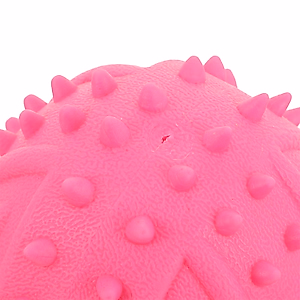 LUOZZY 3Pcs Dog Chewing Ball Puppy Squeaky Ball Interactive Teething Rugby Ball Toy Indoor Outdoor Plaything Pet Supply