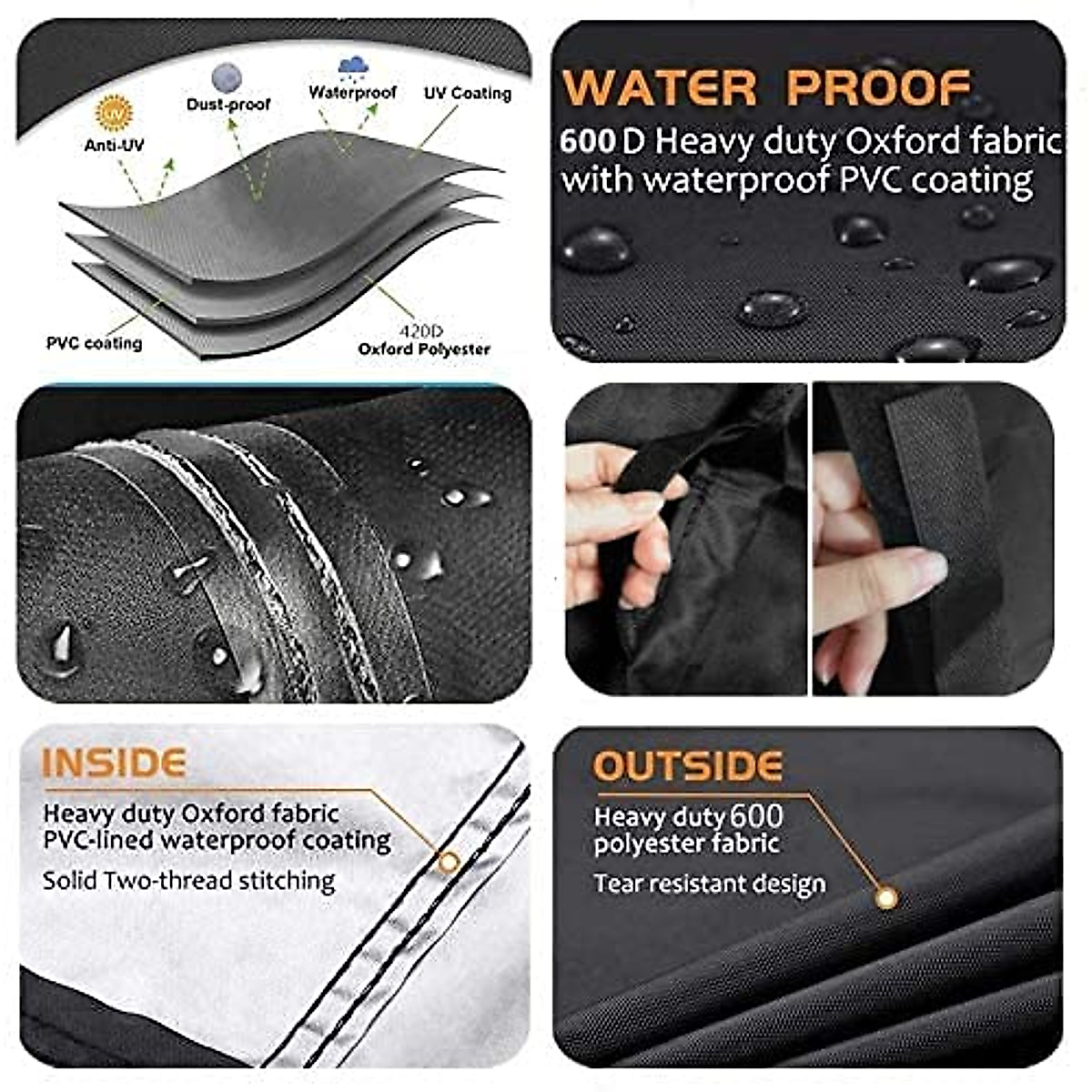 36 inch Griddle Cover for Blackstone for Blackstone Griddle, 600D Heavy Duty Waterproof Anti-UV Grill Cover for Blackstone 36" Griddle and Other(36 Inch Griddle Cover)