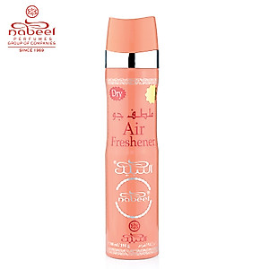 (Air Freshner) 300ML (10 oz) | Heritage Collection | Featuring Notes: Lemon, Bergamot, Cardamom, Rose, White Flowers, Saffron | by Nabeel Perfumes (Nabeel - 300 ML)