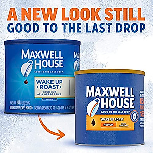 Maxwell House Wake Up Roast Medium Roast Ground Coffee (30.65 oz Canister)