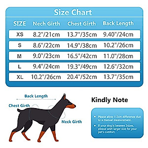 Etdane Dog Surgical Recovery Suit Pet After Surgery Onesies Long Sleeve for Female Male Doggy Alternative Cone E-Collar Rainbow Stripe/S