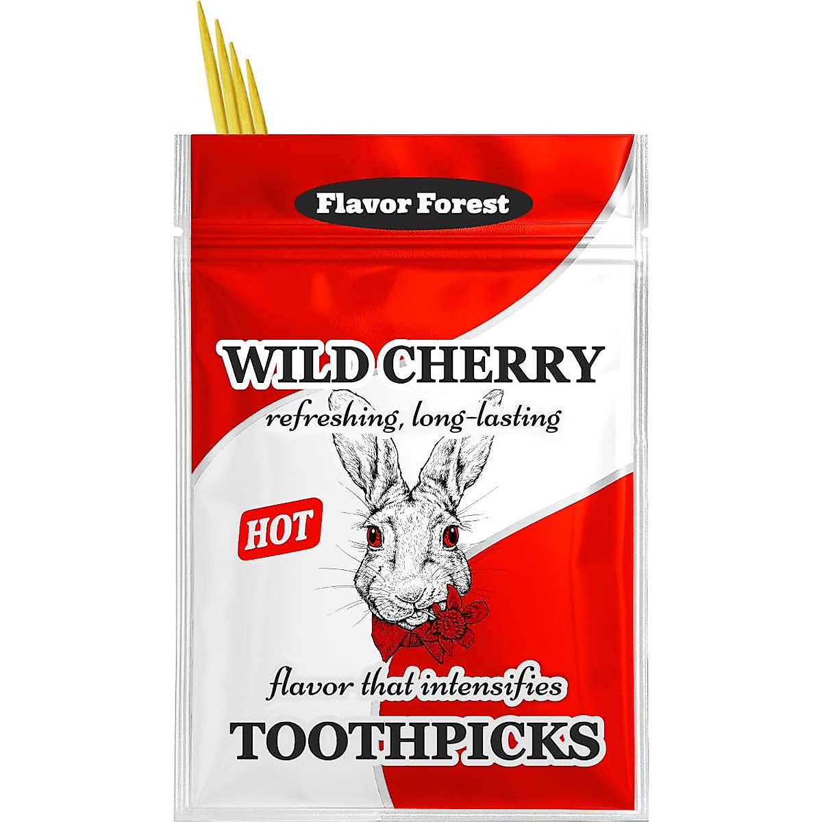 Wild Cherry Flavored Cinnamon Toothpicks - 100ct