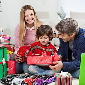 1:32 Scale Model 3 Alloy Car Model Diecast Toy Vehicles for Kids, Tesla car Model，Pull Back Alloy Car with Lights and Music,Mini Vehicles Toys for Kids Gift ，Children Birthday Gift (Black)