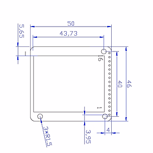 HiLetgo 1.8" inch ST7735R SPI 128 * 160 TFT LCD Display Module with PCB