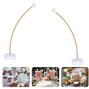Balloon Arch Kit DIY Arbitrary Bending Shape Balloon Arch Stand Kit with Water Filled Base Idear for Wedding Party Baby Showers