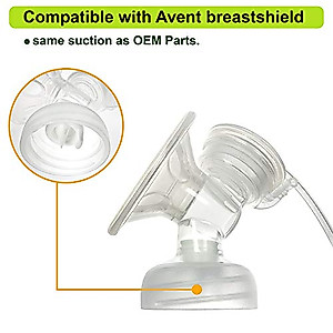 Nenesupply 4 pc Duckbill Valves Compatible with Medela and Avent Pumps Not Original Medela Pump Parts Work with Medela Pump in Style Medela Symphony Replace Medela Valve Membrane and Avent Valve