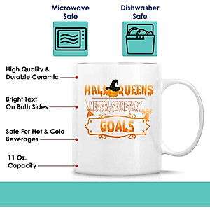 Appreciation Present for Medical Secretary, an Ideal for Friend Medical Secretary Goals Quote on 11 Oz White Ceramic Coffee Mug