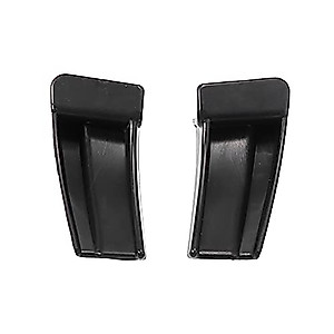 X AUTOHAUX 1Pair Car Roof Hardtop Rain Diverters ABS Water Gutter Extension Block for Jeep Wrangler JL 2018-2020