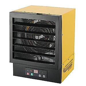 Dura Heat Hard-Wired Ceiling Mount Electric Garage Space Heater with Remote, 10,000 Watt, 240 Volt, ECO System, Overheat Protection, Ideal for Garage & Workshop