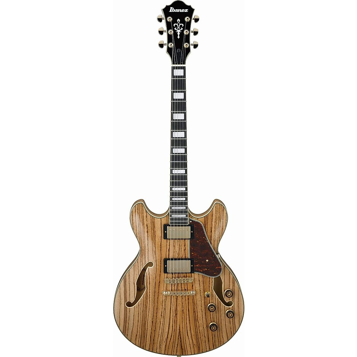 Ibanez AS93ZW Artcore Expressionist Zebra Wood Semi-Hollow Body Natural