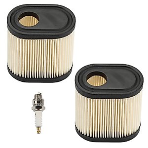 Fremnily 36905 for Tecumseh Air Filter RJ19LM Spark Plug Kit for Toro Recycler 22 6.5HP 20016 20017 20018 Lawn Mower (Pack of 2)