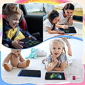 16 Pieces LCD Writing Tablet Doodle Pad for Kids 8.5 Inch LCD Drawing Board Colorful Reusable Writing Tablet for Girl Boy Toddlers Educational Toy Gift, 4 Color (Blue, Green, Pink, Red)