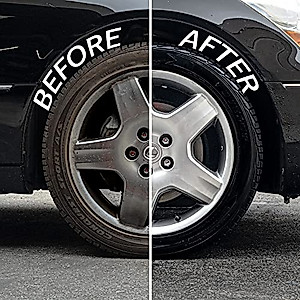 REV Auto Complete Wheel Cleaning Kit - 5 Item Car Washing Kit Includes Car Wheel and Tire Cleaner, Wheel Brush, Tire Shine, Tire Shine Applicator, and Drying Towel/Works for All Wheels & Tires