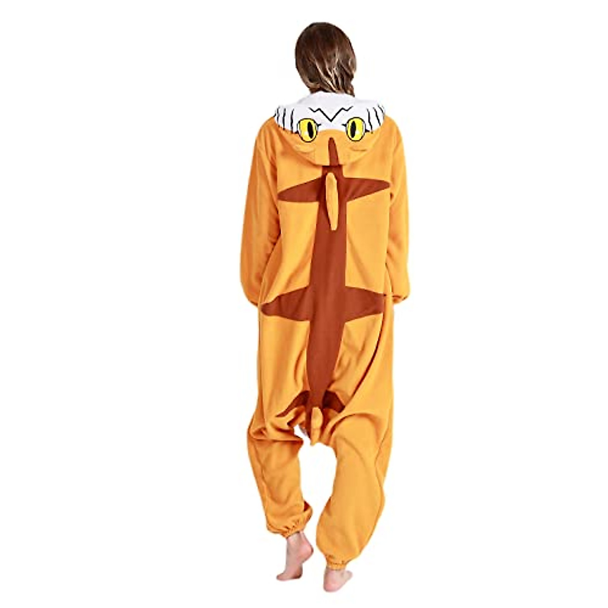 DELEY Unisex Animal Litter Cat Onesie, Adult Halloween Costumes Cosplay Pajamas Warm Sleepwear Homewear