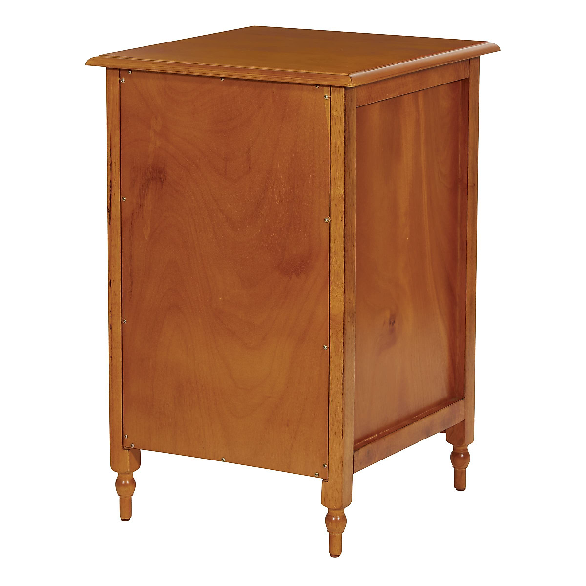 OSP Home Furnishings Knob Hill Collection Office File Cabinet, Antique Cherry Finish