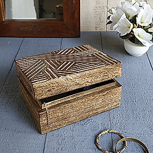 Handmade Wooden Jewelry Keepsake Box Storage Organizer Multipurpose Box Gift Boxes for Women