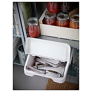 IKEA Sortera Recycling Bin with Lid White 702.558.99 Size 16 Gallon