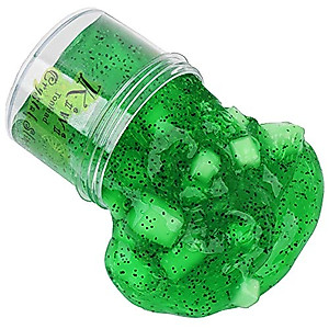 Kiwi Green Clear Slime 7OZ Premade Crystal Slime for Girls Boys, DIY 200ML Crunchy Clear Slime for Kids Toys Art Craft Birthday Party Favor
