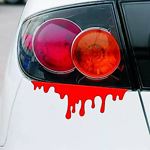 2 pcs Blood Car Light Sticker Decal, Truck, Windshield Banner Sticker, 8 inches - Car Tuning Accesories