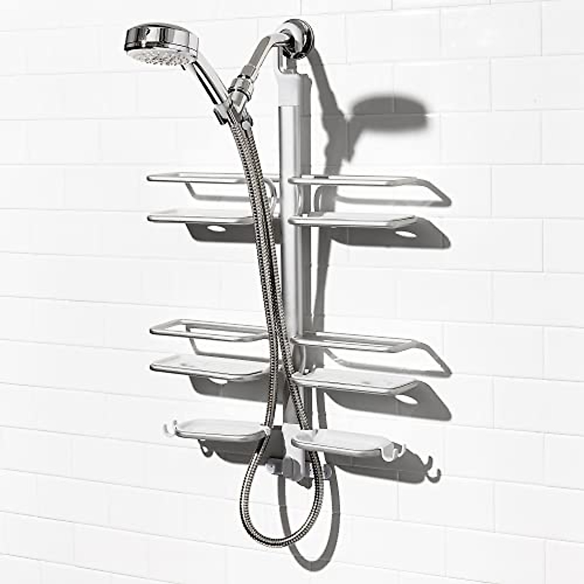 OXO Good Grips Aluminum Hose Shower Caddy - Silver