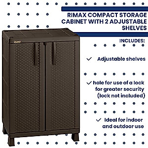 Rimax Storage Cabinets, Brown