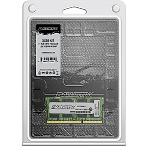Ballistix Sport 8GB Single DDR3 1866 MT/s (PC3-12800) SODIMM 204-Pin Memory - BLS8G3N18AES4