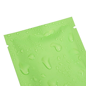 QQ Studio Matte Food-Safe Foil Heat Sealing SlickSeal™ Pouches for Confections and Candy (200 Green, 2" x 3")