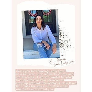 Lucky Love Diaper Bag Organizing Pouches | Set of 3 Including Diaper Clutch | Dry Wet Bag (Chenille Letter Pouches)