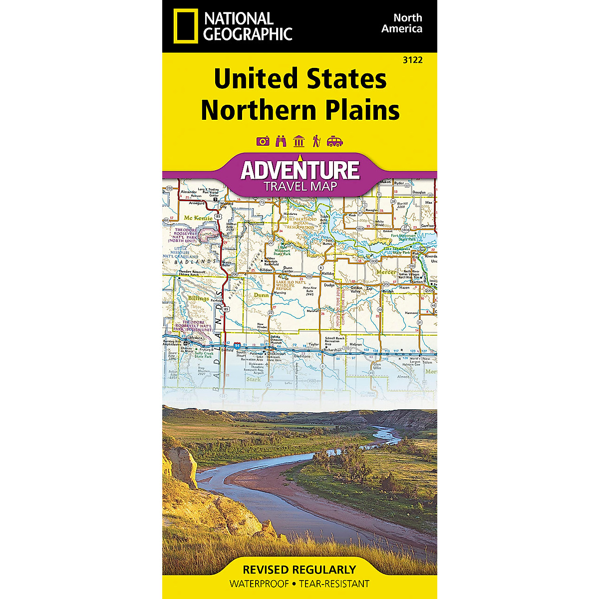 United States, Northern Plains Map (National Geographic Adventure Map, 3122)