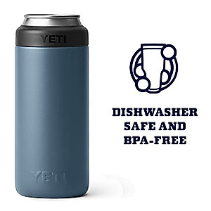 YETI Rambler 12 oz. Colster Slim Can Insulator for the Slim Hard Seltzer Cans, Nordic Blue