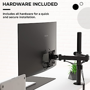 HumanCentric VESA Mount Adapter Compatible with Samsung Curved Monitors U32R590, U32R590C, U32R592, and U32R591, VESA Adapter Bracket for VESA Stand, Arm or Desk Mount with 75x75 or 100x100 mm