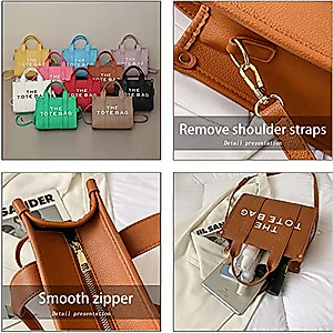 bufftieo Tote Bags for Women Handbag Tote Purse with Zipper PU Leather Crossbody Bag for Office, Travel, School