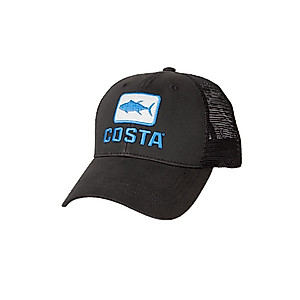 Costa XL Trucker Hat, Tuna, Black + Black