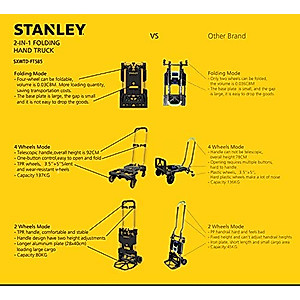 Stanley Hand Truck, Yellow & Black, SXWTD-FT585