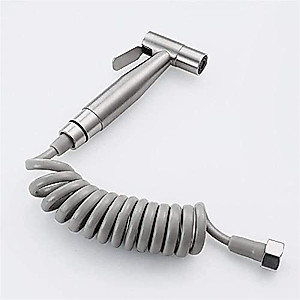 JIYTG Handheld Bidet Spray Kit 304 Stainless Steel Bidet Sprayer Toilet Bidet Spray Gun Companion Set Angle Valve