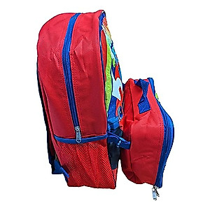 Ruz Blaze the Monster Machine Full Size 16 Inch Backpack with Detachable Lunch Box