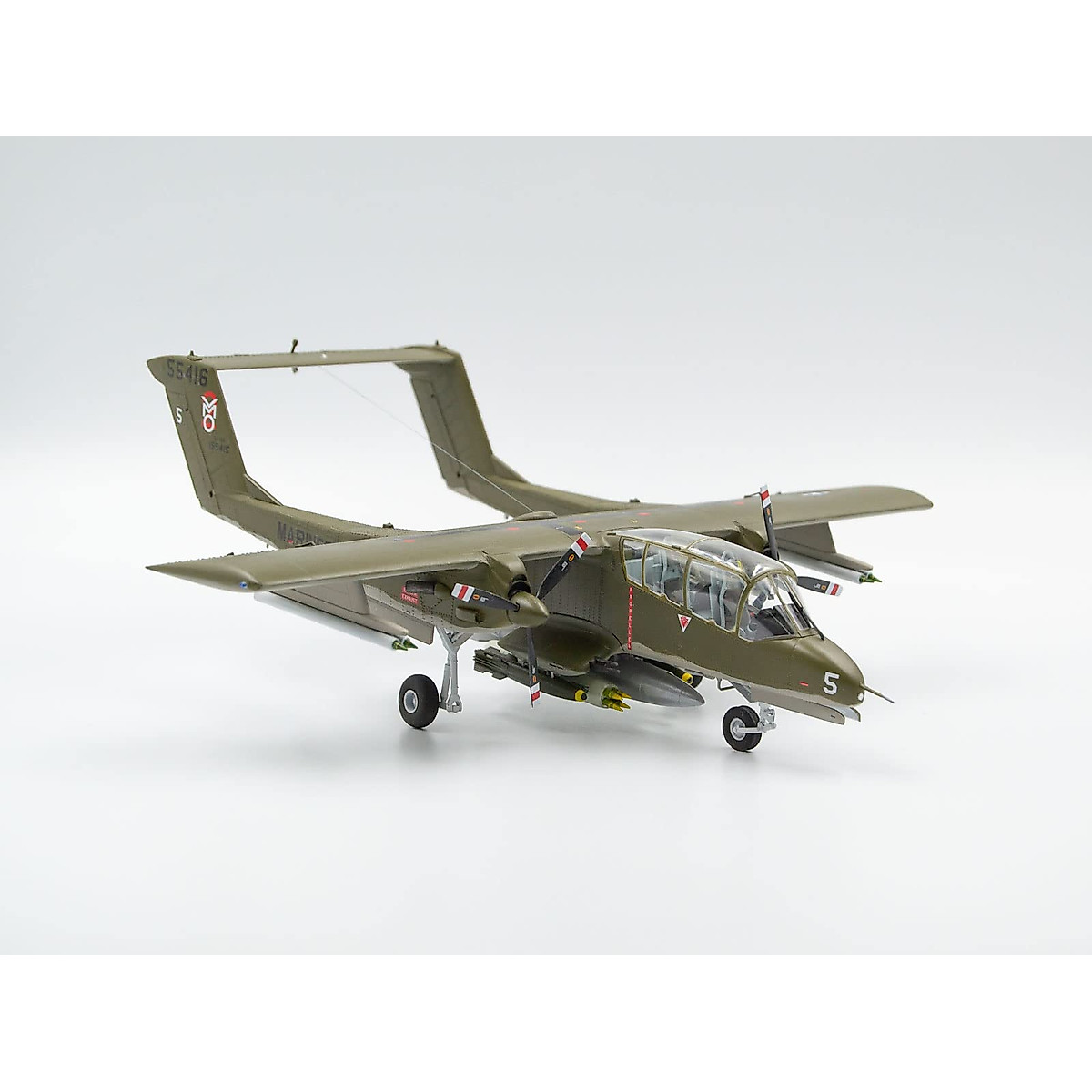 ICM Plastic Model Airplane Kit (48300) 242 pcs - Plastic Military Plane OV 10 Bronco Model Kit 1:48