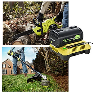 ULDERTRA 4.0Ah Battery Replace for Ryobi 40V Battery, Compatible with Ryobi 40 Volt Cordless Power Tools – Extended Life and Reliable Performance