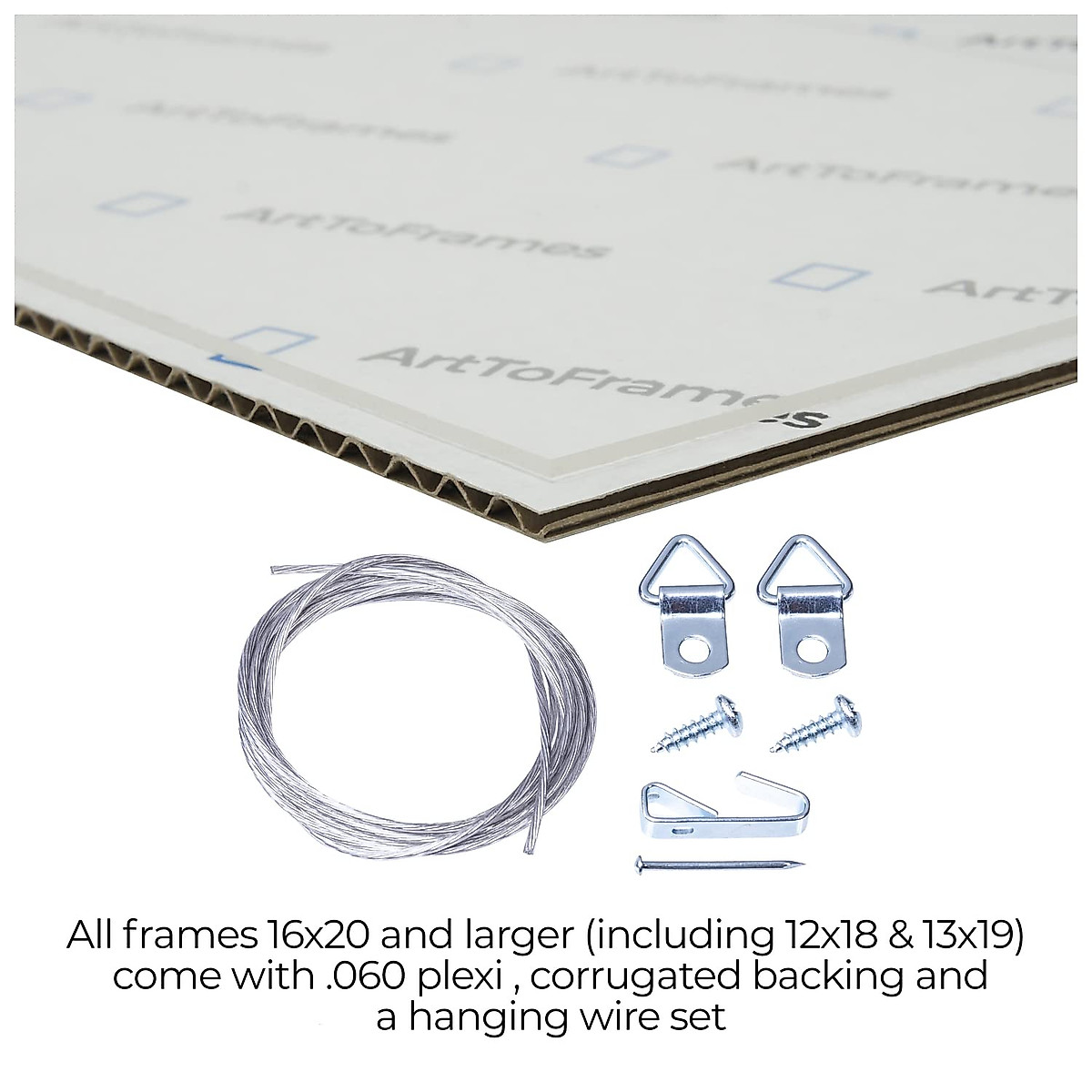 ArtToFrames 10x25 inch Black Picture Frame, 2WOMFRBW72079-10x25