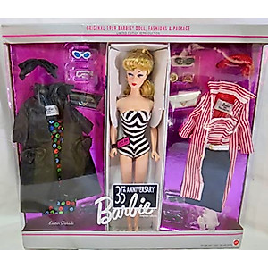 35th Anniversary Giftset 1959 Barbie Doll Fashions and Package Reproduction