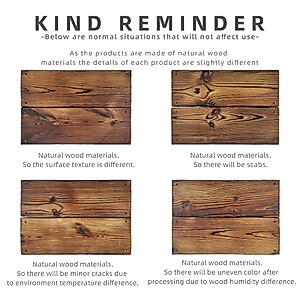 KOLYMAX Rustic Coat Rack Wall Mounted, Solid Wooden Coat Hook Rack with 8 Hooks Perfect Touch for Your Entryway, Mudroom, Kitchen, Bathroom and More (Brown) (16.34inch