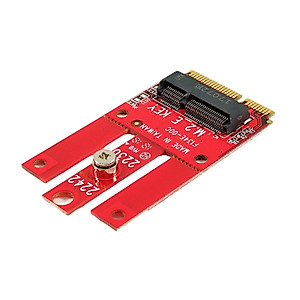 Ableconn MPEX-M2WL Mini PCIe Adapter with M.2 Key E Slot - Support PCIe and USB Based M.2 E Key and A-E Key Module for Mini PCI Express - Work for WiFi & Bluetooth M2 Module
