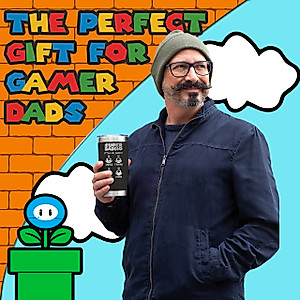 Super Daddio Tumbler with Kids Names, Personalized Tumblers for Dad, 13 Vibrant Colors - 20oz & 30oz, Double-Walled Stainless Steel Dad Tumbler