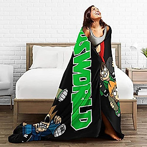 PankooClub Anime Manga Eddsworld Blanket Flannel Fleece Lightweight Throw Blankets All Seasons Bed Couch Office Outdoors 40"X30"