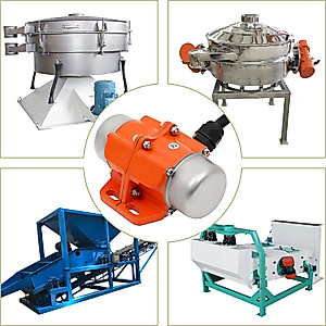 Concrete Vibrating Motor, 30W Concrete Vibrator Waterproof Vibrating Motor 110V 3600rpm Aluminum Alloy Case Mini Vibrating Motor Single Phase for Shaker Table